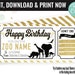 Birthday Present Zoo Ticket Surprise Gift Voucher, Zoo Surprise Trip ...