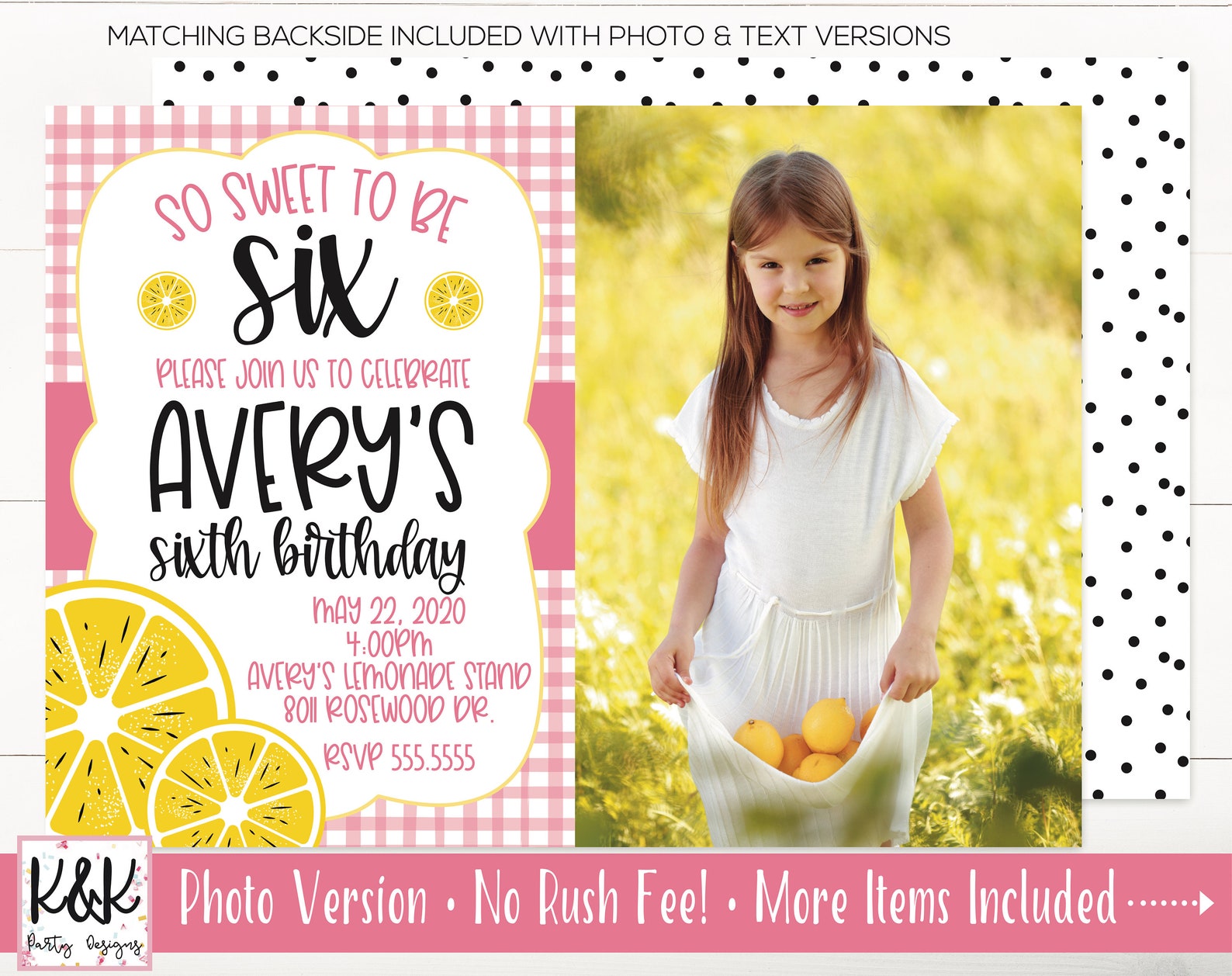 Pink Lemonade Birthday Party Decorations, Lemonade Stand, Pink Lemonade ...