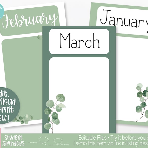 Classroom Birthday - Etsy