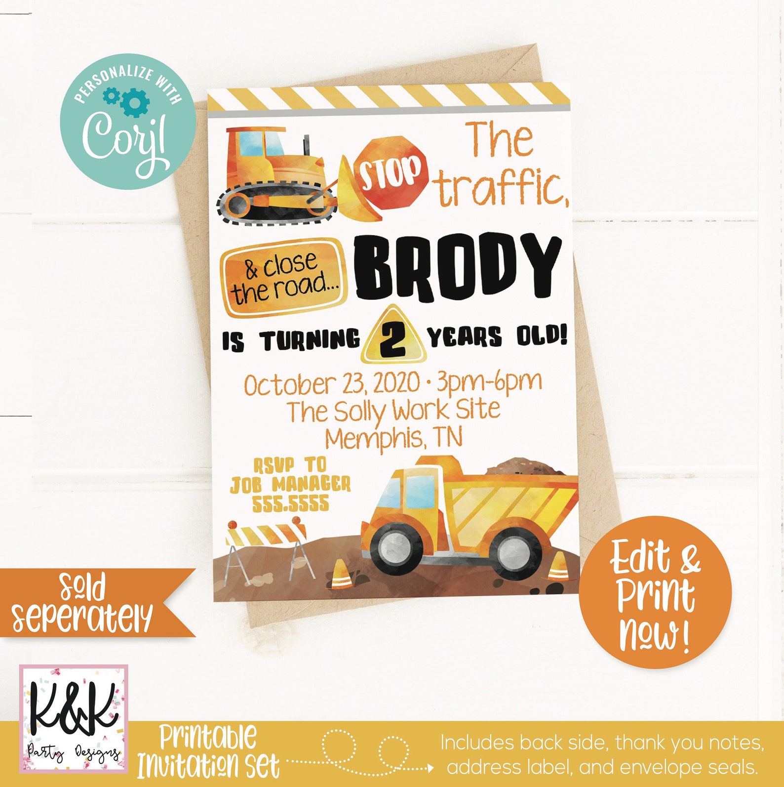 Construction Food Labels Construction Buffet Cards - Etsy