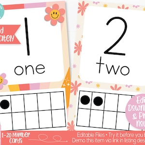 Retro Groovy Classroom Theme Supplies and Decorations Printable, Retro ...