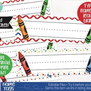 Crayon Theme Classroom Alphabet Banner Printable, Teacher Supply ...