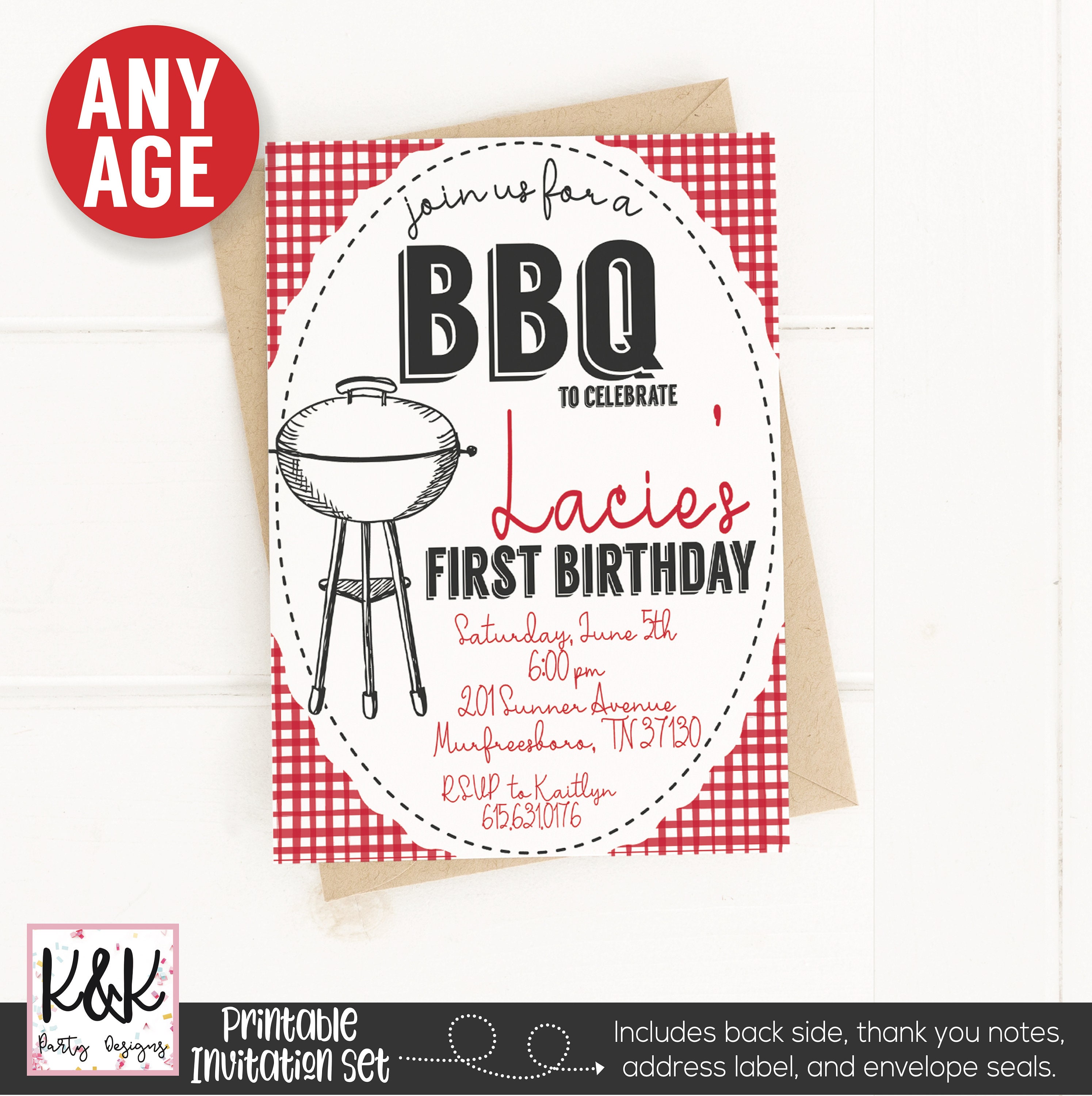 BBQ Birthday Party Decorations Barbecue Birthday Party | Etsy
