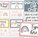 Boho Rainbow Theme Classroom Editable Behavior Clip Chart - Etsy