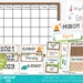 Camping Classroom Calendar Set Printable, Camping Forest Theme, Teacher ...