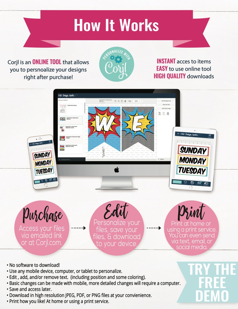 Superhero Classroom Calendar Set Printable Superhero Theme - Etsy