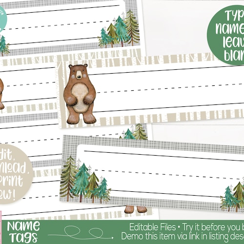 Woodland Classroom Banner Printable Woodland Forest Theme - Etsy