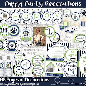 Puppy Dog Birthday Party Decorations, Puppy Adoption Party, Puppy Dog ...