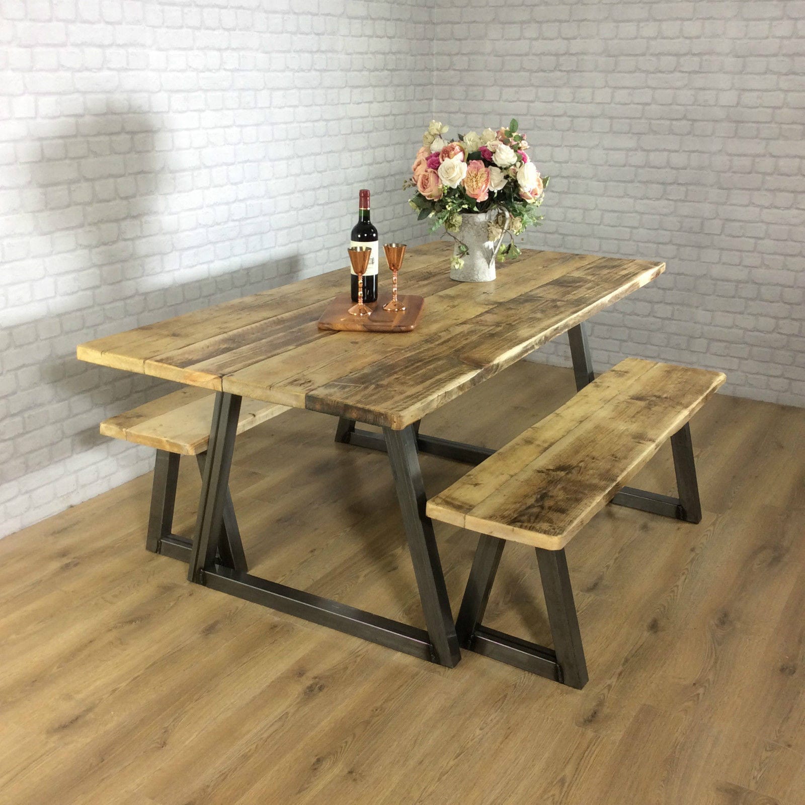 Solid wood 8 seater dining table store