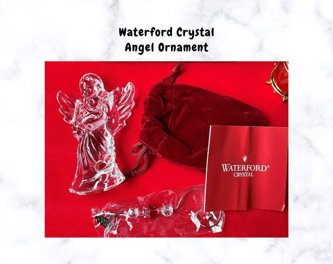 Waterford Crystal Angel Christmas Ornament in Box Holiday Decor - Etsy