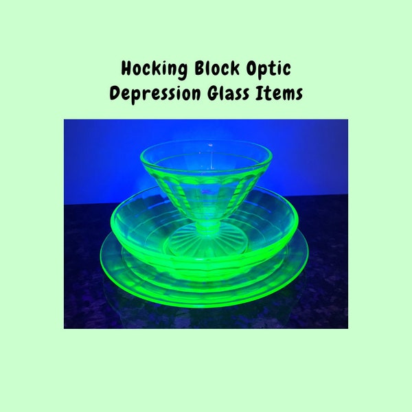 Block Optic Green - Etsy