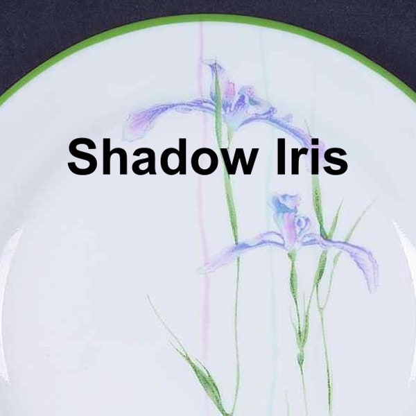 Iris Plates - Etsy
