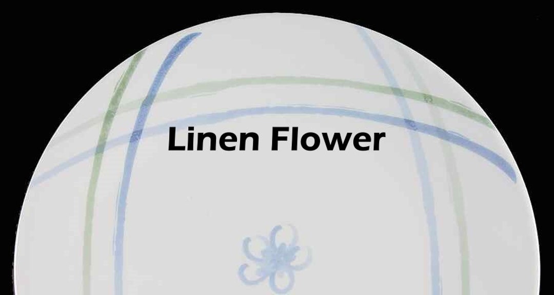 6 Corelle “LINEN FLOWER” Plates Replacements Blue Green With Flower ...