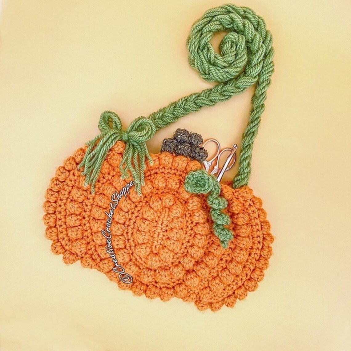 Fall Pumpkin Purse 2 Sizes *CROCHET PATTERN PACK* - Etsy