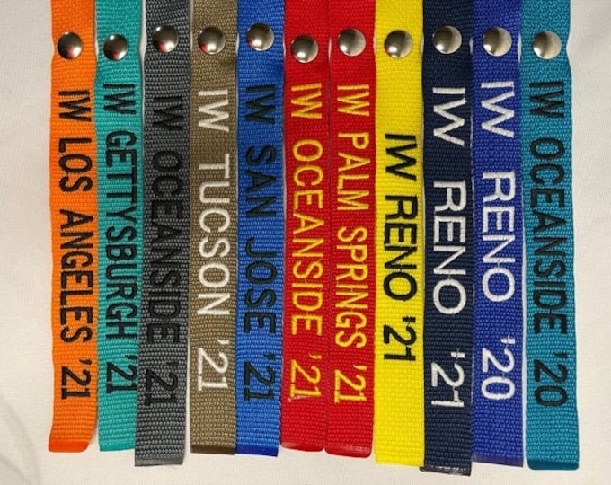 Luggage Tags Embroidered Personalized in a Wide Variety of - Etsy