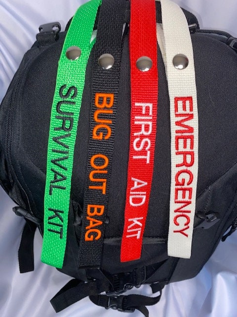 Bug Out Bag Tag Emergency Tag Survival Kit Tag First Aid | Etsy