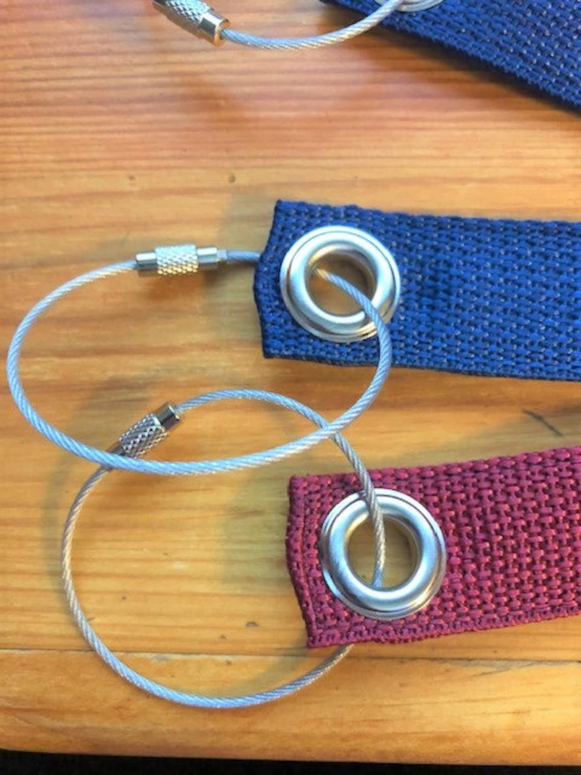 LUGGAGE TAGS - 2 Sided Tag W/grommet, Key Ring or Clip- Embroidered ...