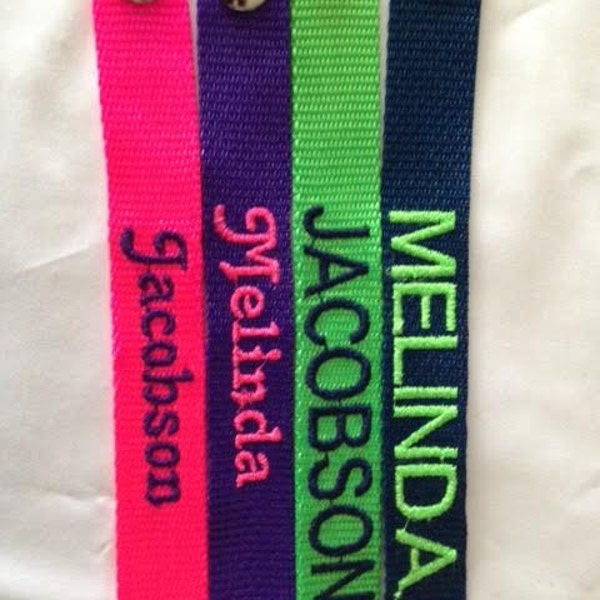 Fabric Luggage Tag - Etsy