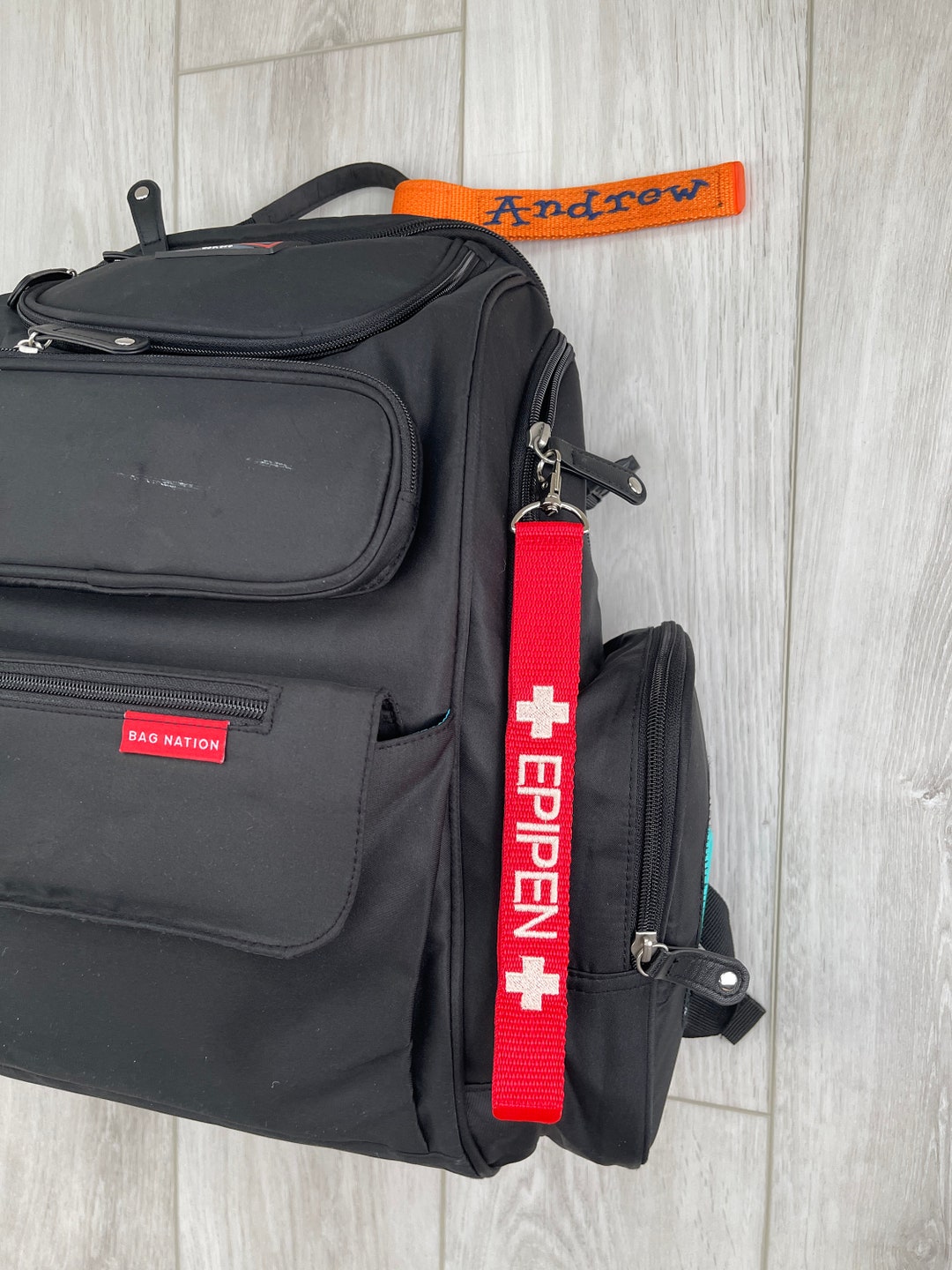 MEDICAL ALERT Bag Tags - Embroidered - Etsy