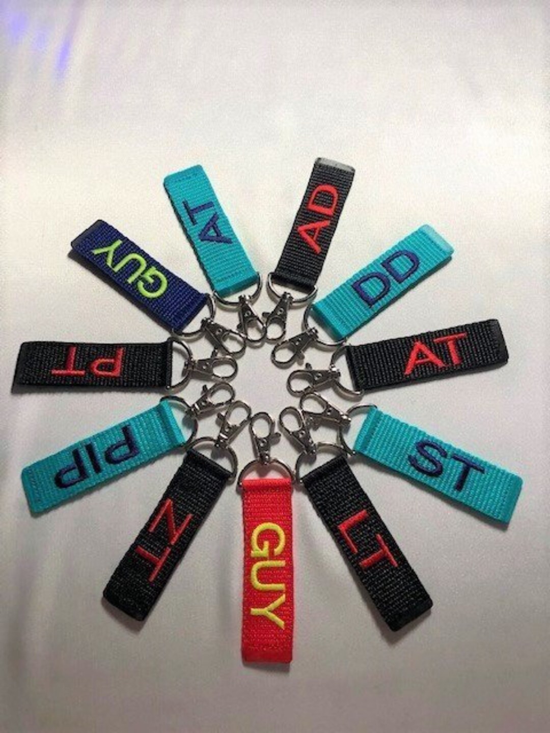 Luggage Tags - 2 Sided Tag With Clip for Key Rings, Luggage, Backpacks ...