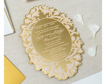 Mirror Invitation - Etsy