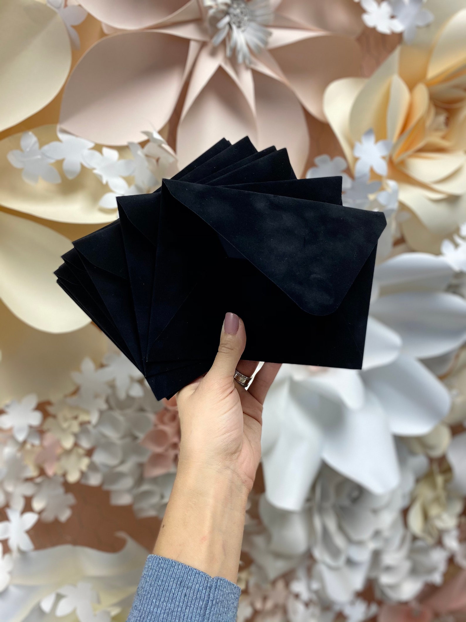 Suede Envelopes/ Forest Green Envelopes / Custom Envelopes / - Etsy