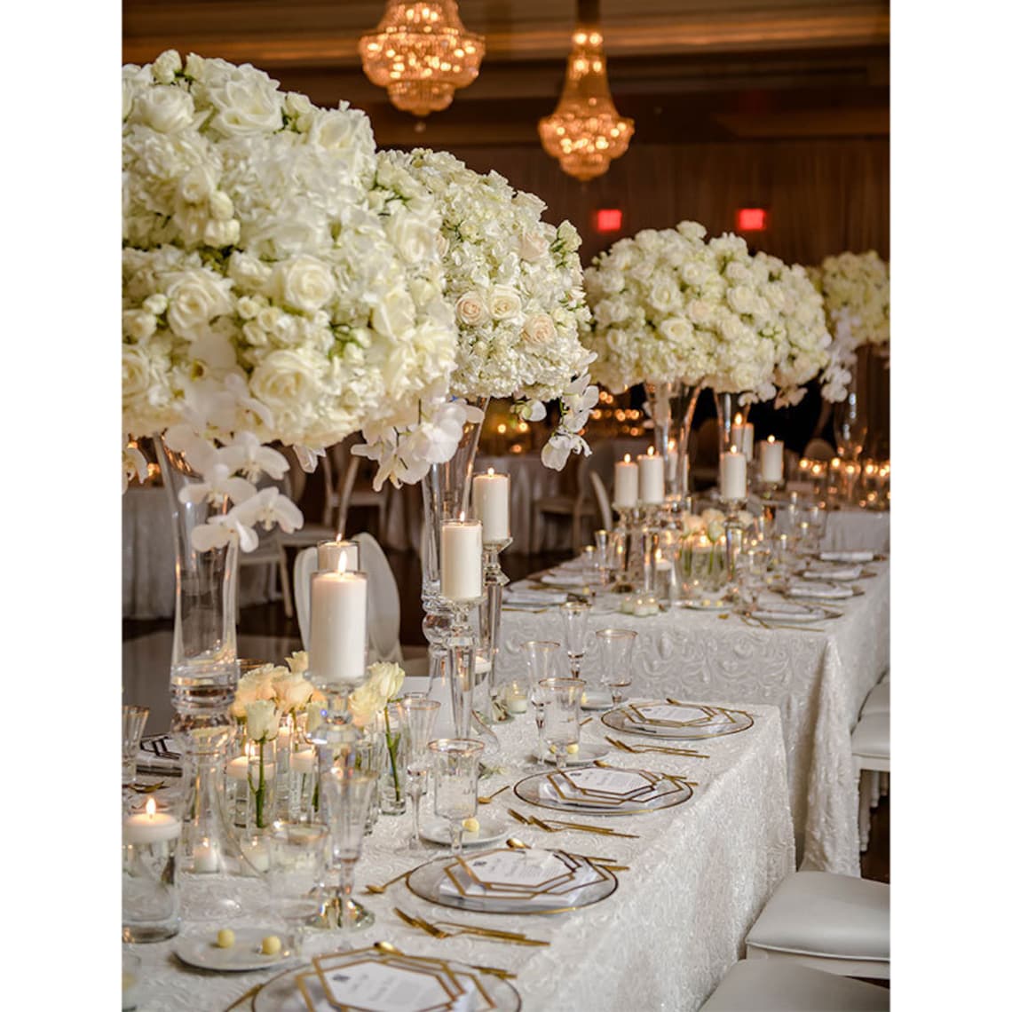 Hexagon Shaped Menu/ Geometric Shape Menus/ White and Gold - Etsy