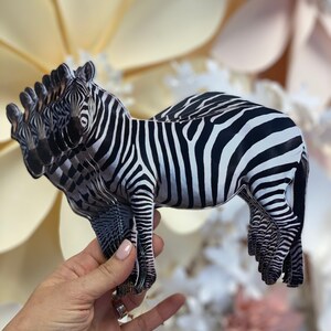 Zebra Menu/ Die Cut Cardstock Zebra Menu/ Zebra Birthday Party/ Zebra ...