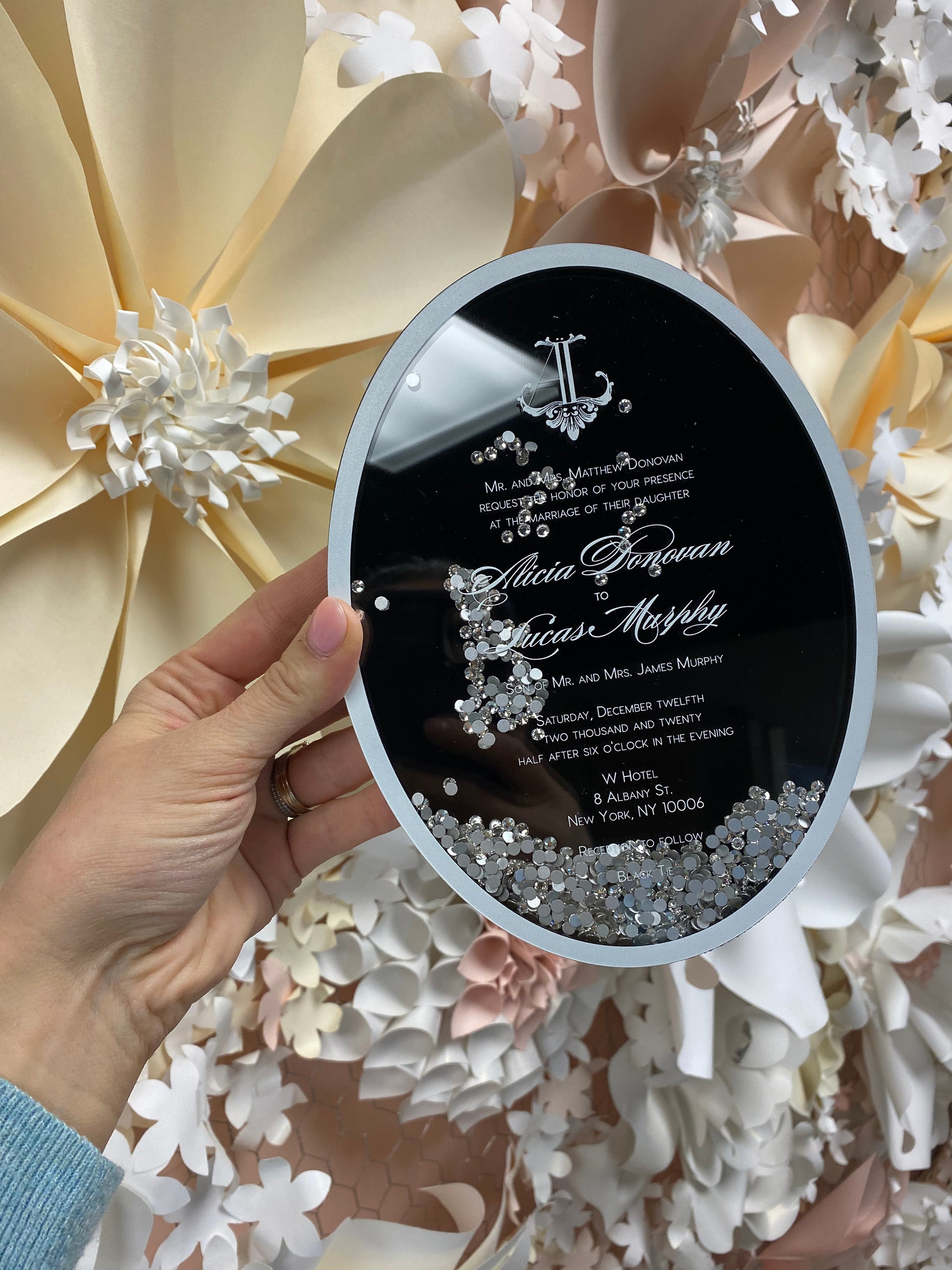 Crystal Wedding Invitations