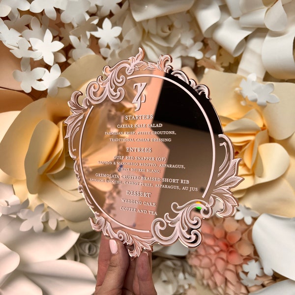 Acrylic Menus - Etsy