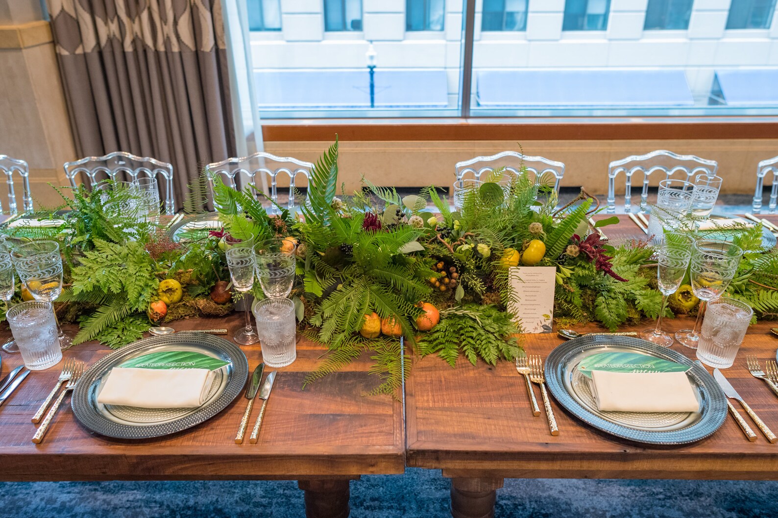 Leaf Menu/ Die Cut Menu / Greenery | Etsy