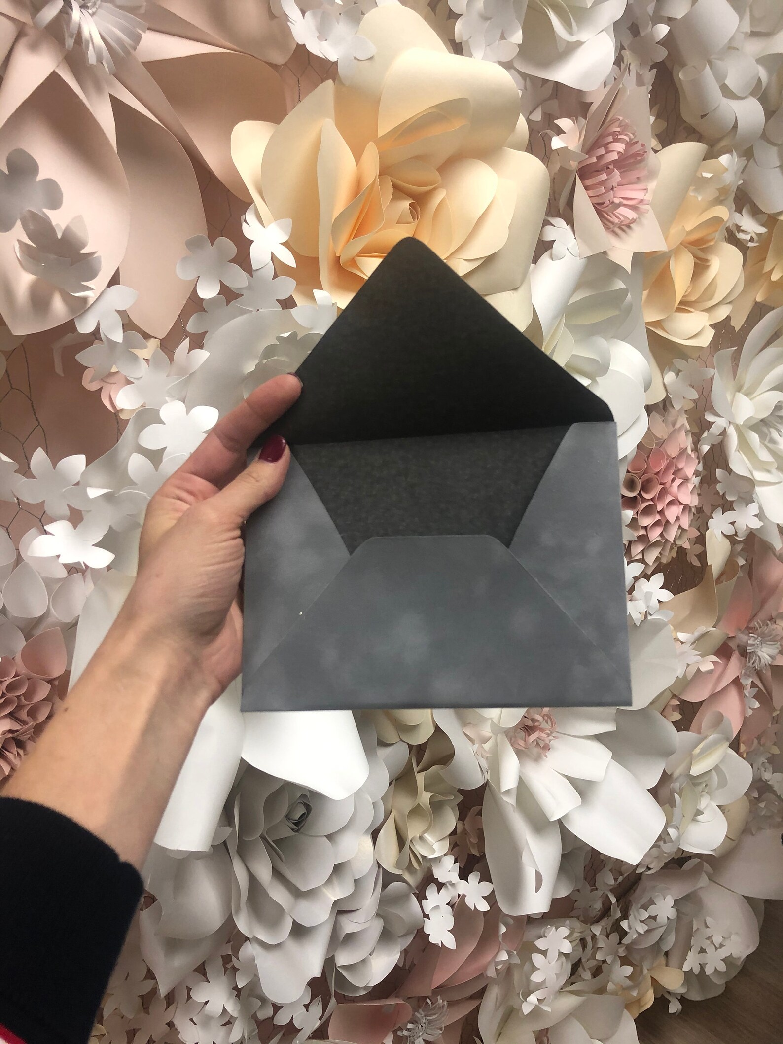 Suede Envelopes/ Scalloped Edge Suede Envelope/maroon - Etsy