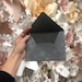 Suede Envelopes/ Forest Green Envelopes / Custom Envelopes / Die Cut ...