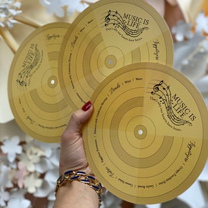 Musical Menu / Record Menu / Acrylic Menu / Music is Life Menu ...