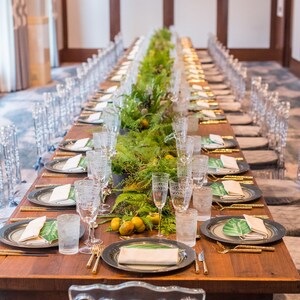 Leaf Menu/ Die Cut Menu / Greenery - Etsy