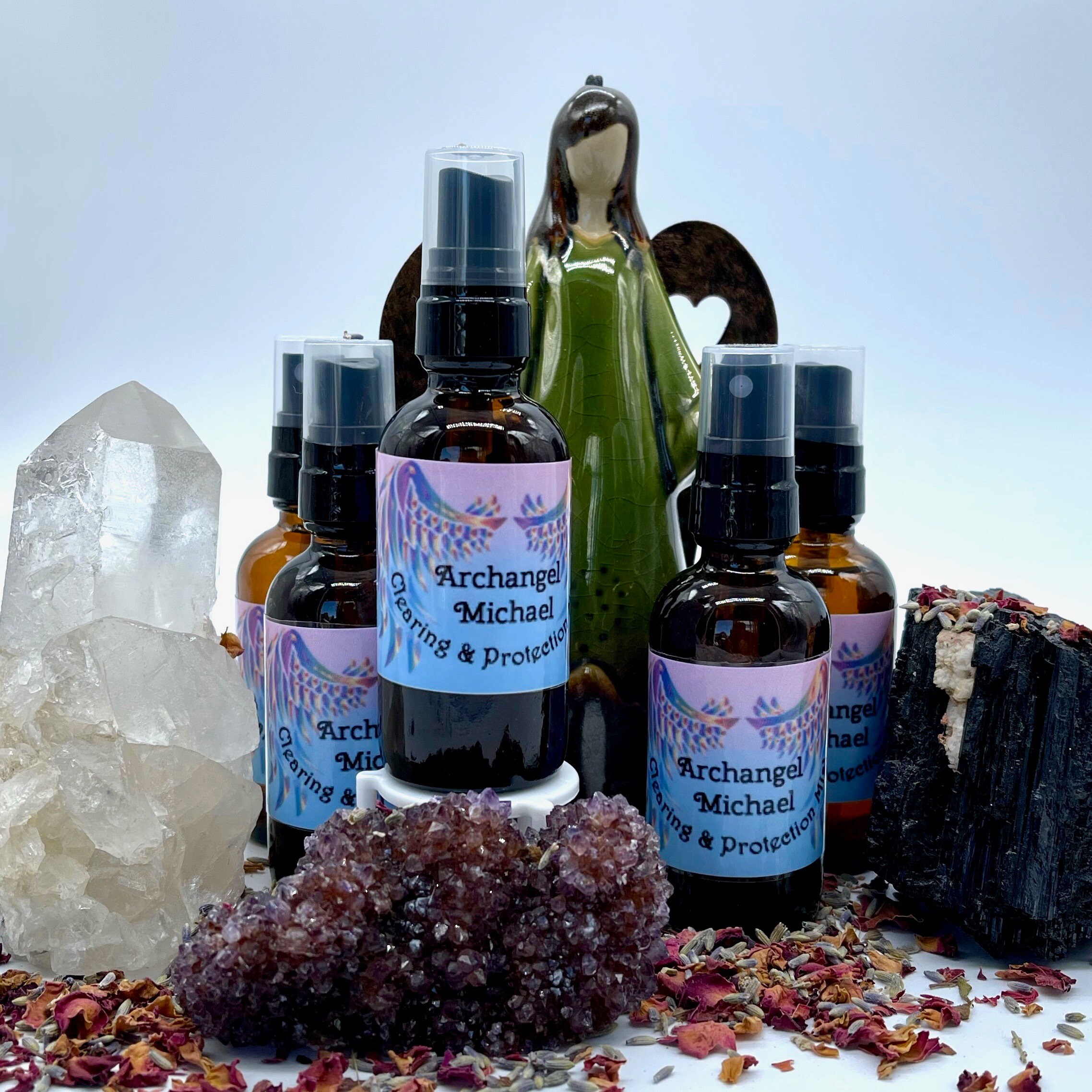 Archangel Michael Clearing & Protection Mist | Crystal Water | Reiki ...