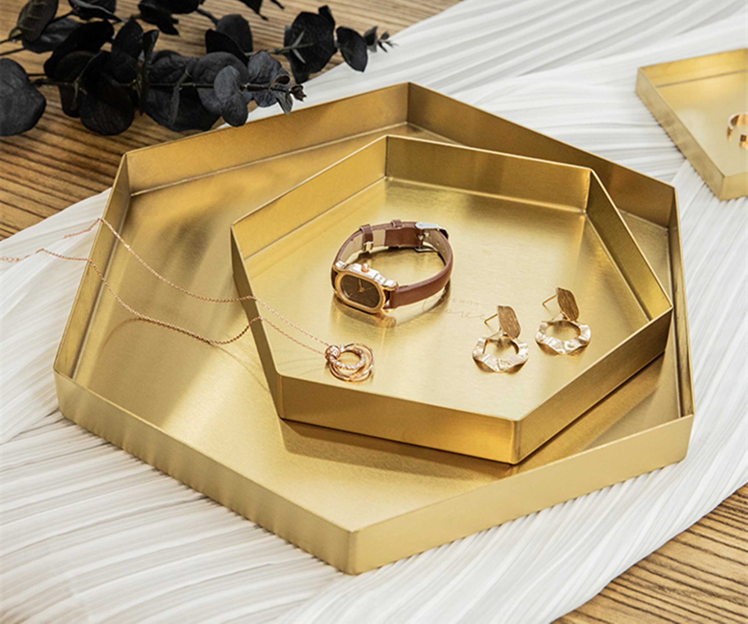 Brass Display Tray Gold Jewelry Display Tray Jewelry - Etsy