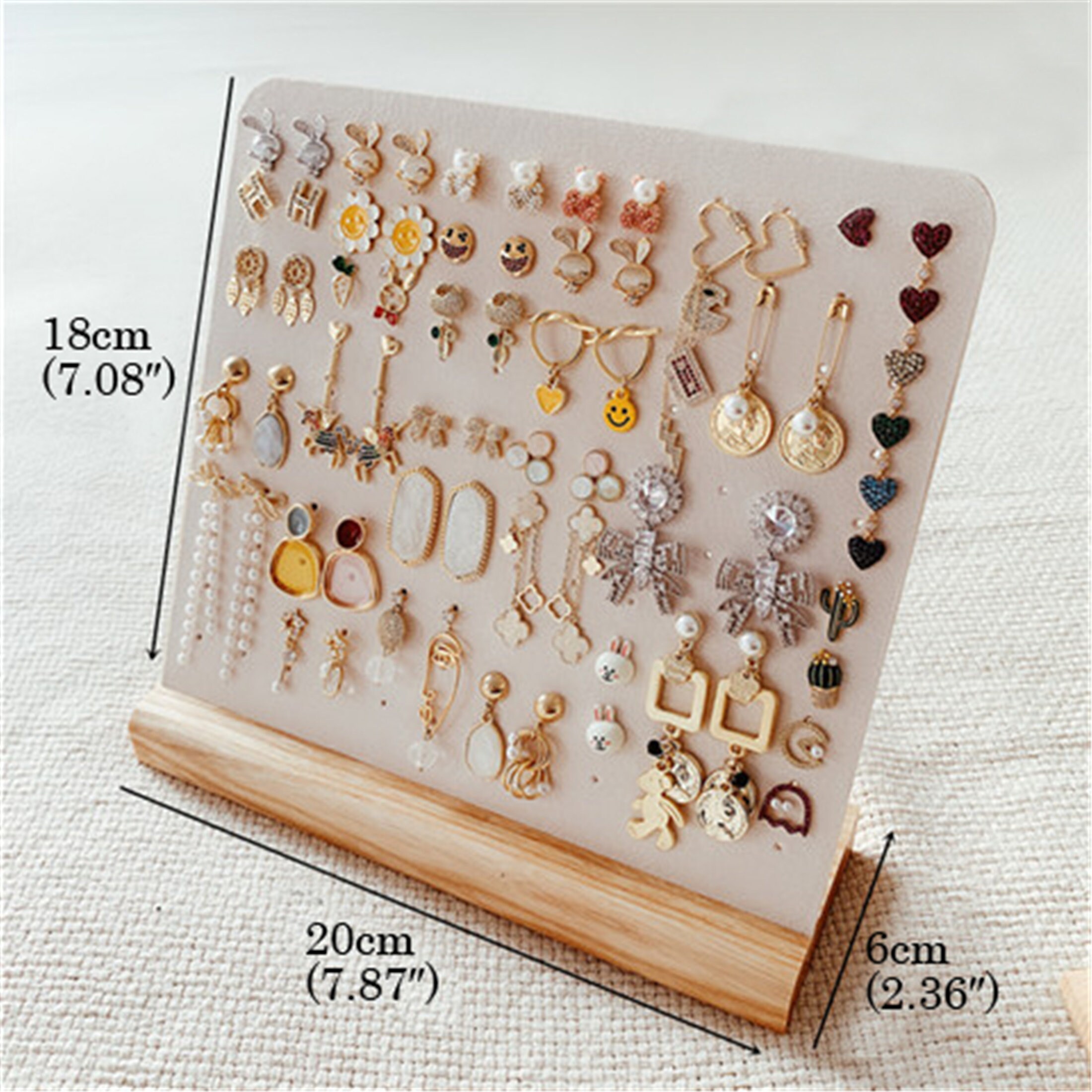 Wood earring display earring holder earrings display | Etsy