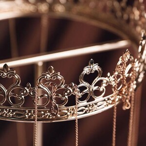 Crown Earring Jewelry Display, Gold Jewelry Organizer Stand, Necklace ...