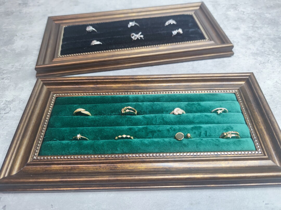 Velvet Ring Display, Ring Organizer Stand, Ring Holder for Market ...