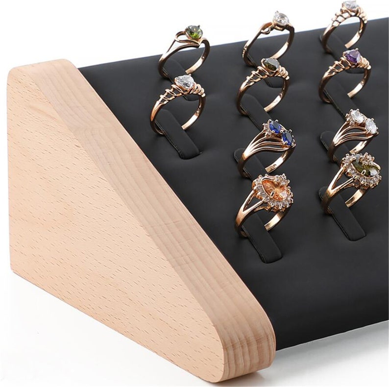 Wood Ring Display Ring Organizer Stand Ring Stand - Etsy