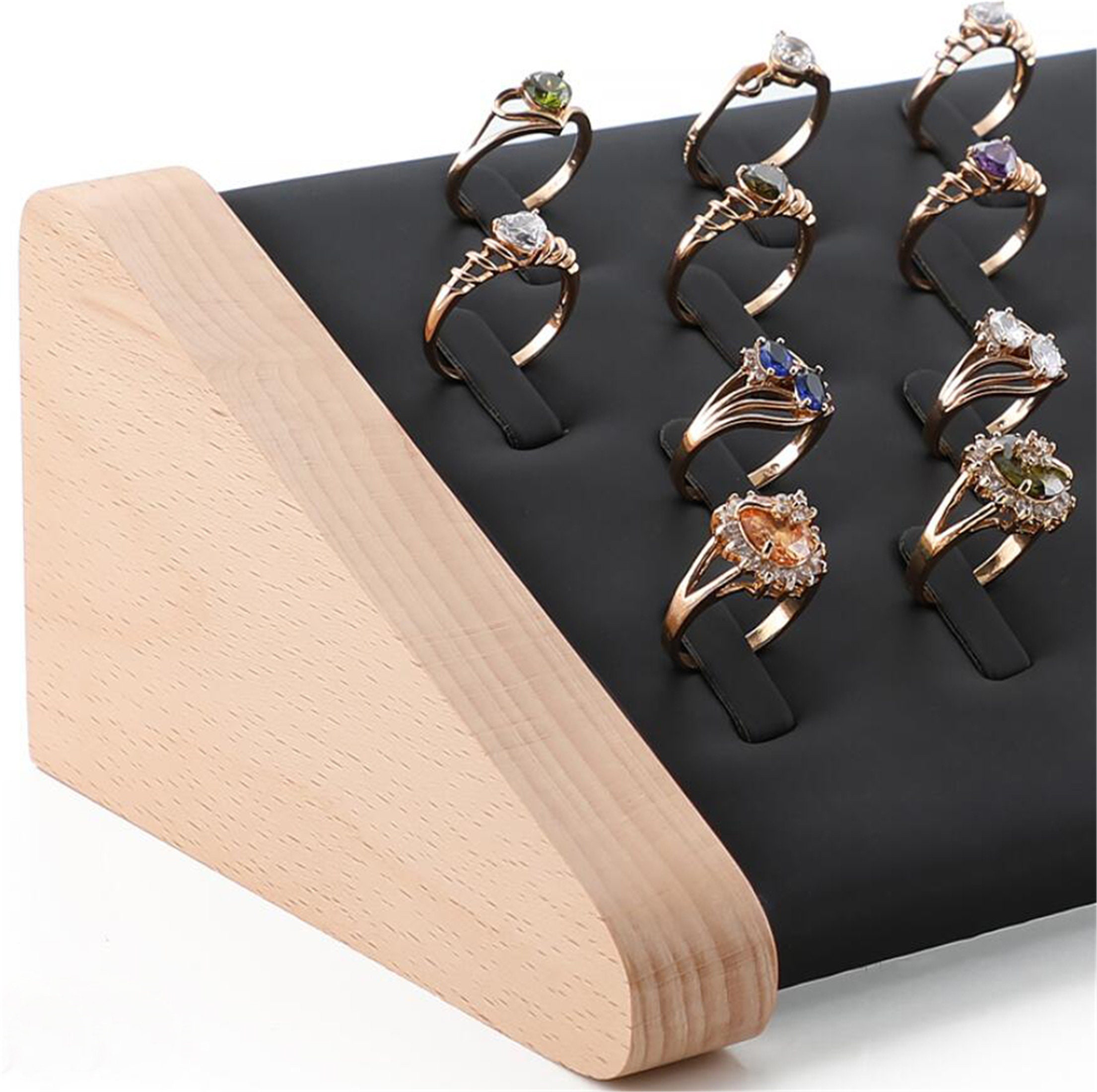 Wood Ring Display Ring Organizer Stand Ring Stand - Etsy