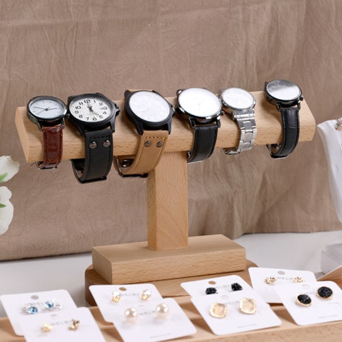 Walnut Wood Display T-BAR Watch/bracelet Display Jewelry - Etsy