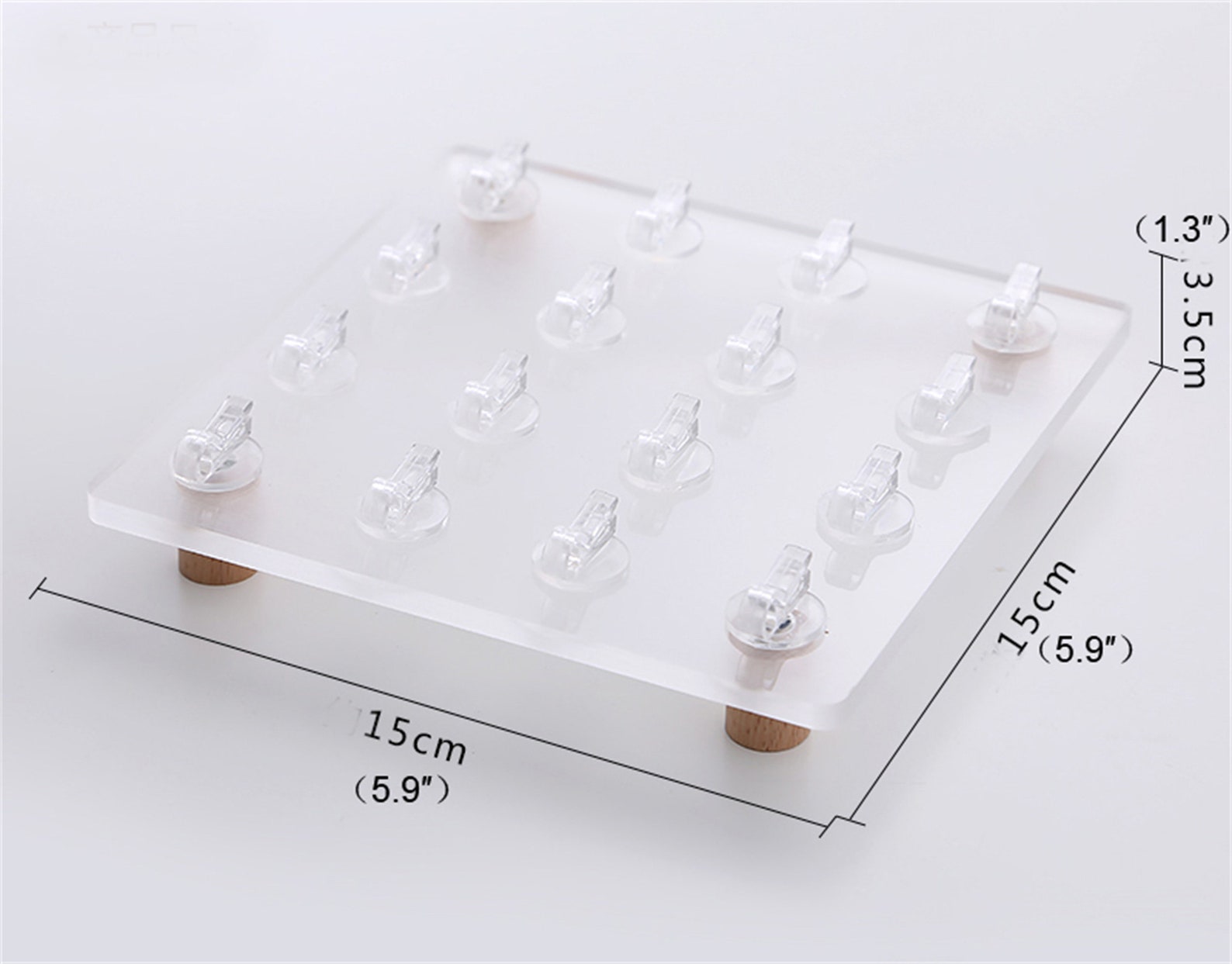 Acrylic Ring Display, White Jewelry Display, Ring Stand Holder DS1304 ...