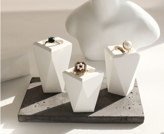 Gypsum Ring Display Ring Organizer Stand Ring Stand - Etsy