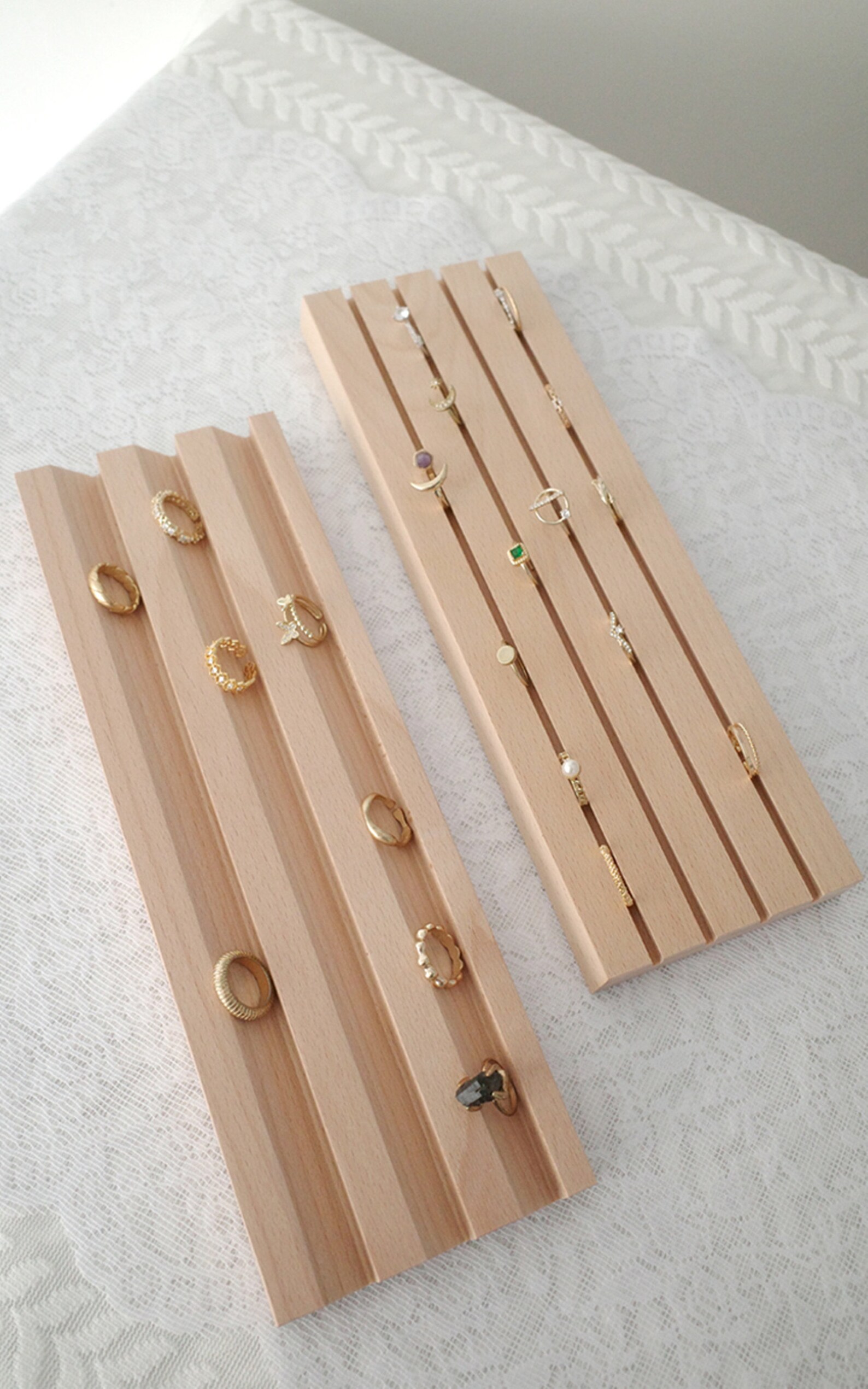 Wood Ring Display Rings Organizer Stand Ring Stand Holder - Etsy