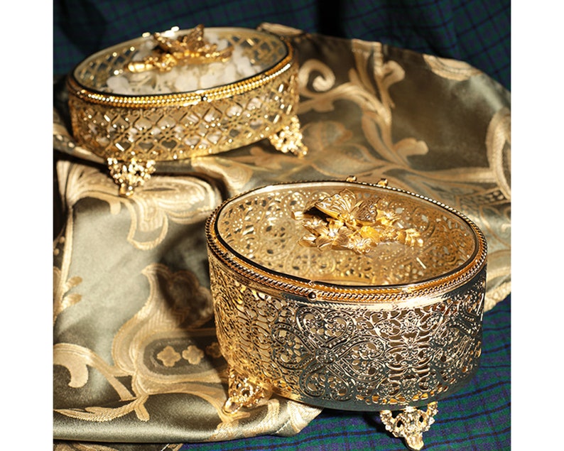 Gold Jewelry Display Box Luxurious Jewelry Display - Etsy