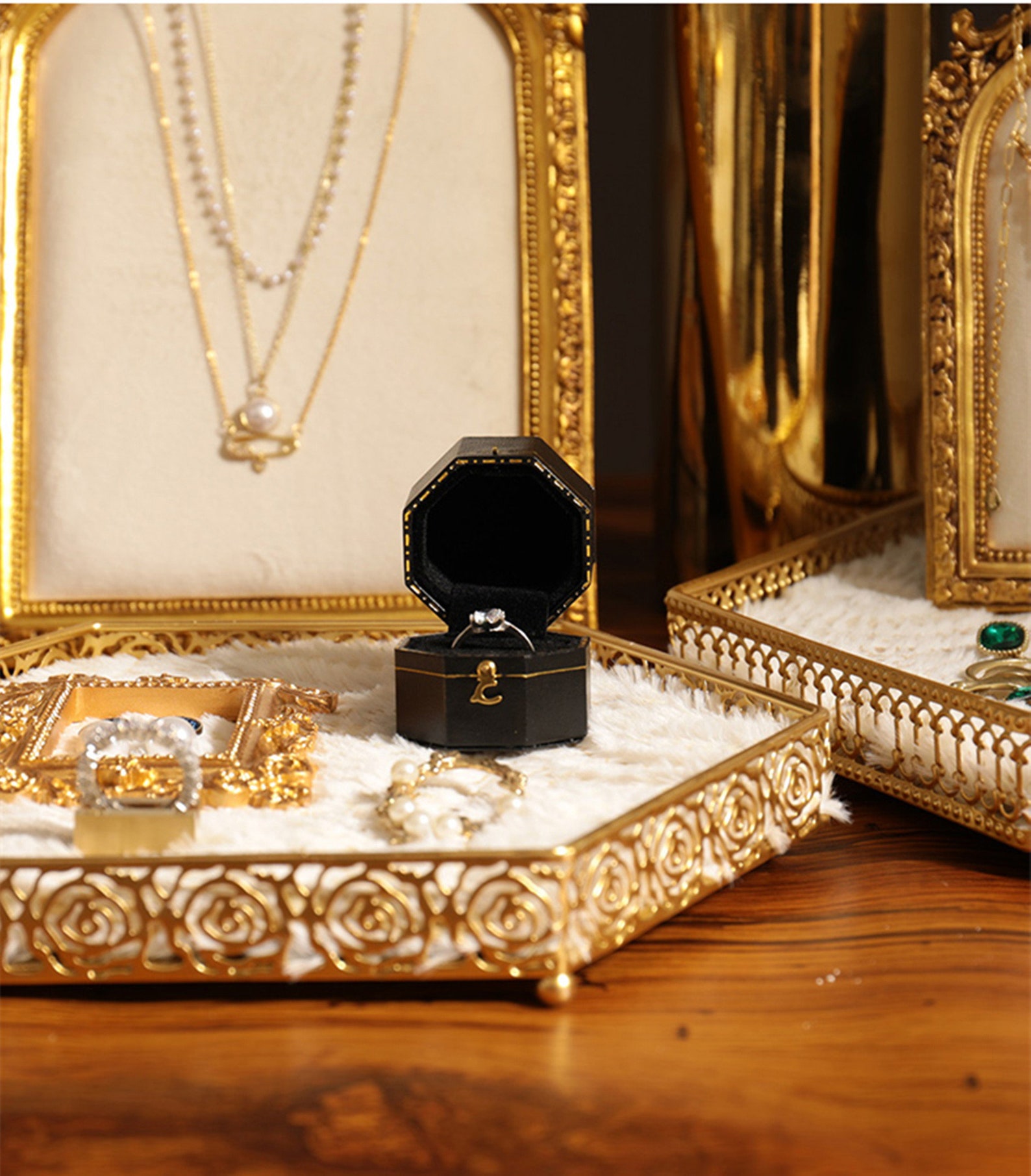 White Jewelry Display Frame Necklace Display Stand Jewelry | Etsy