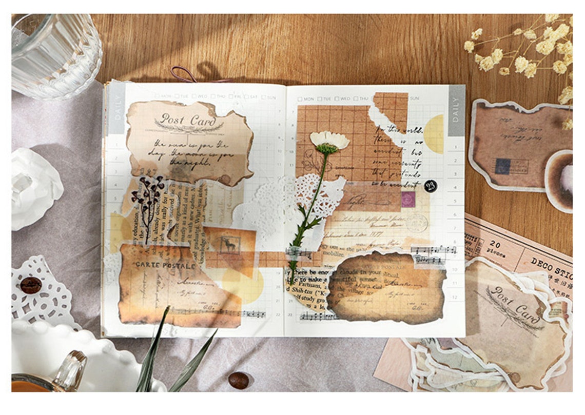 Poem Sticker SetPoem Stickers Pack Decorative sticker washi | Etsy