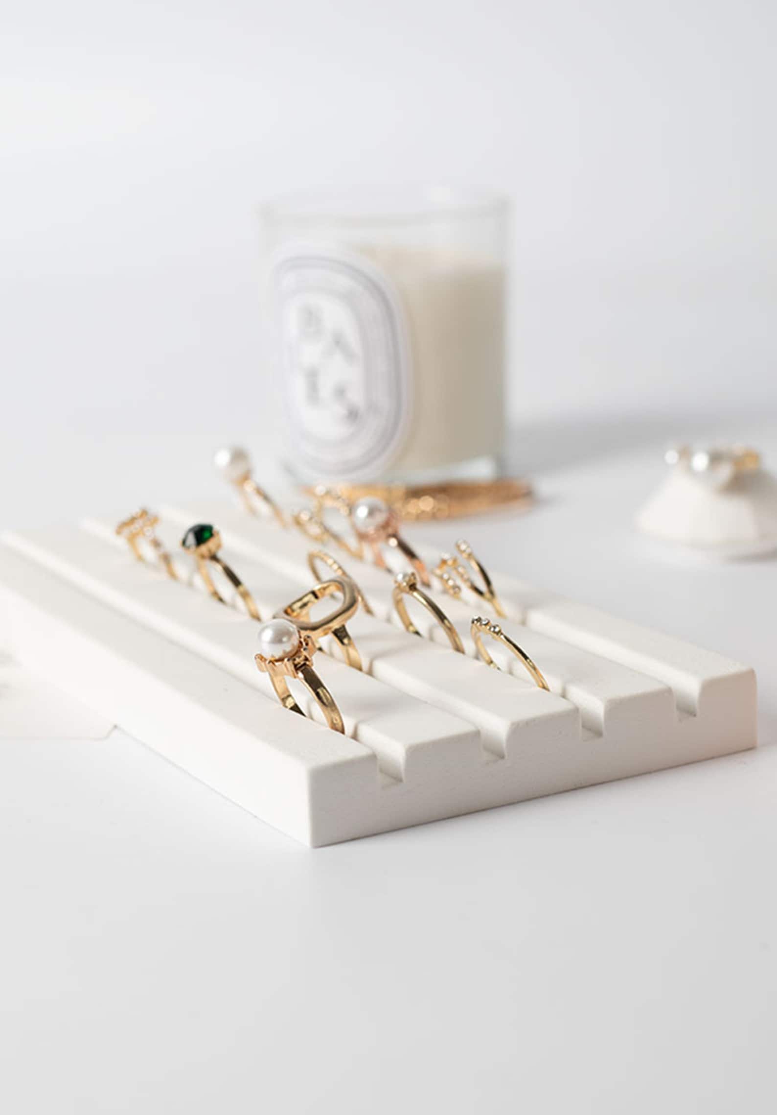 Gypsum Ring Display Ring Organizer Stand Ring Stand Holder - Etsy